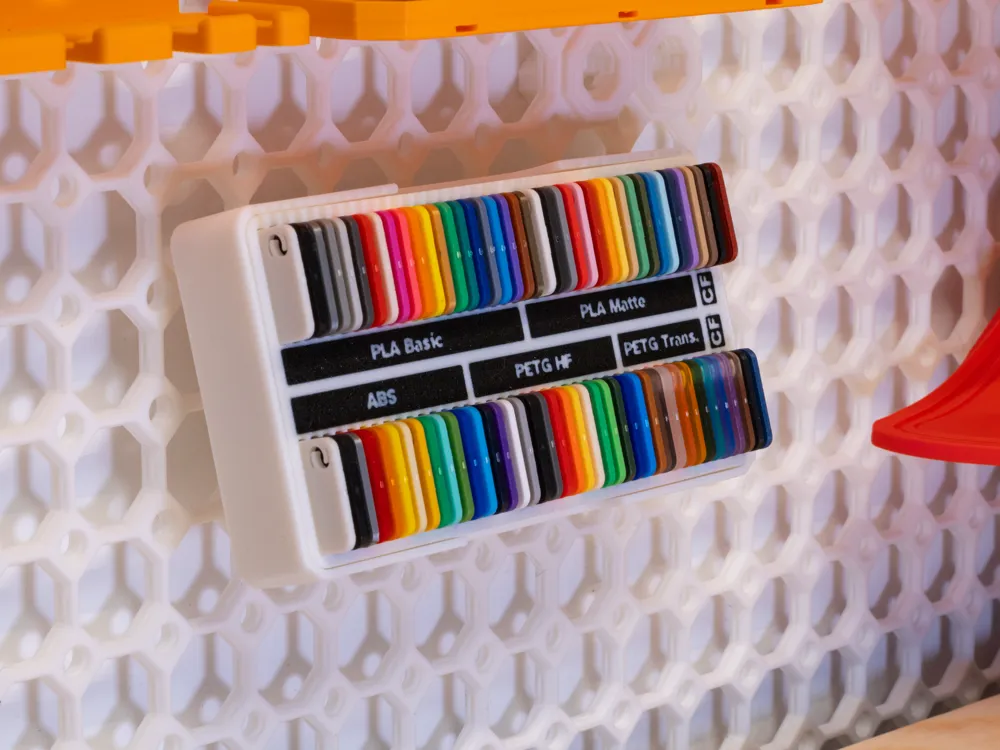 Filament Swatch Display Mount for Multiboard Remixed by Jeff Higgins ...