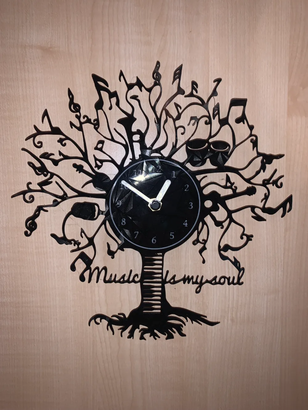 Music is my Soul Uhr Clock by gare-sb - MakerWorld