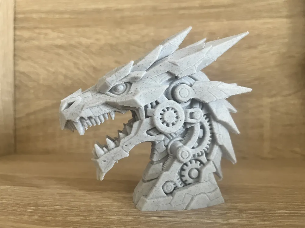 Arte de cabeza de Ciber Dragón - Modelo de impresión 3D gratuito ...