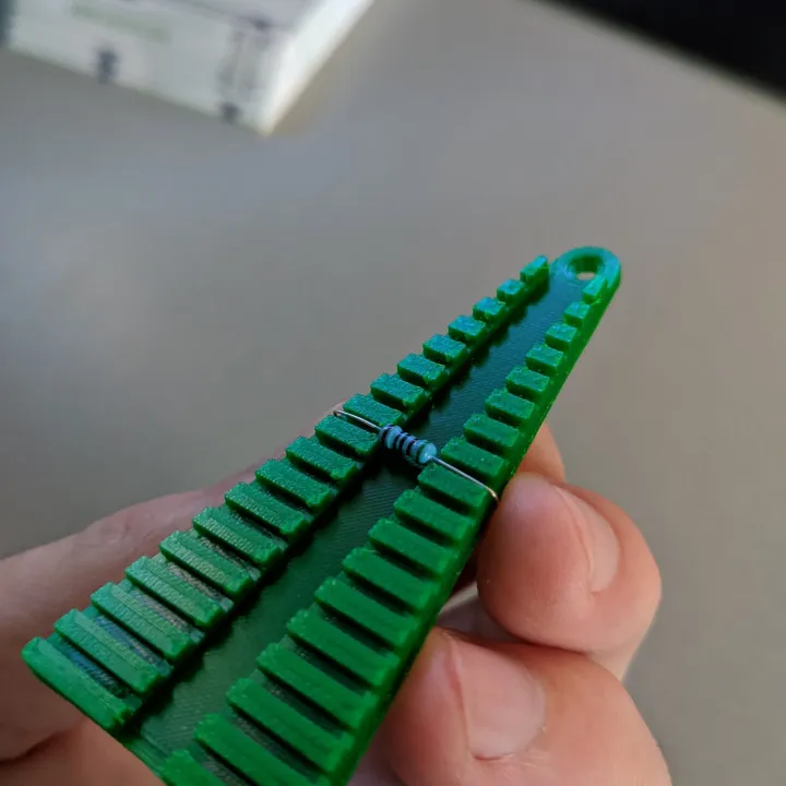 Resistor Lead Bending Tool by Rick219 - MakerWorld