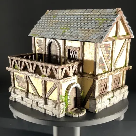 Fantasy Tavern - DND wargaming terrain - Free 3D Print Model - MakerWorld