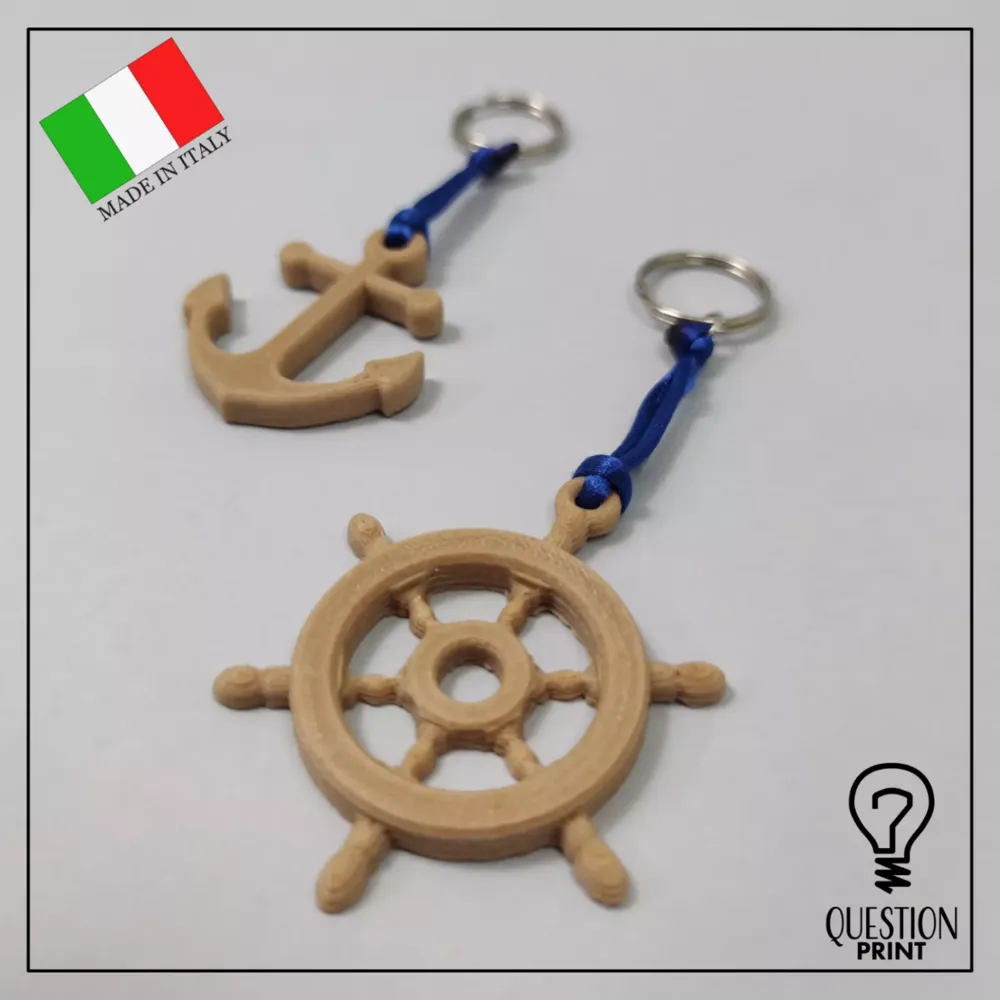 PLA WOOD RUDDER KEYCHAIN by QuestionPrintMakerWorld: Download Free 3D ...