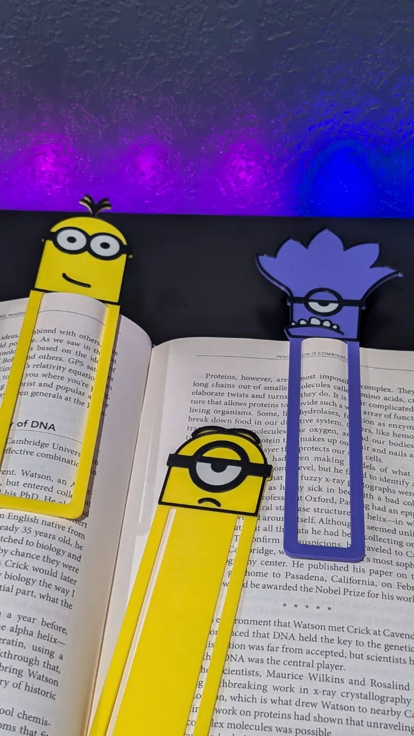 Evil Minion Bookmark by Kevin - MakerWorld