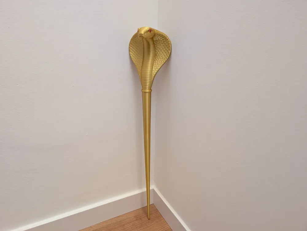Cobra Head Scepter - Free 3D Print Model - MakerWorld