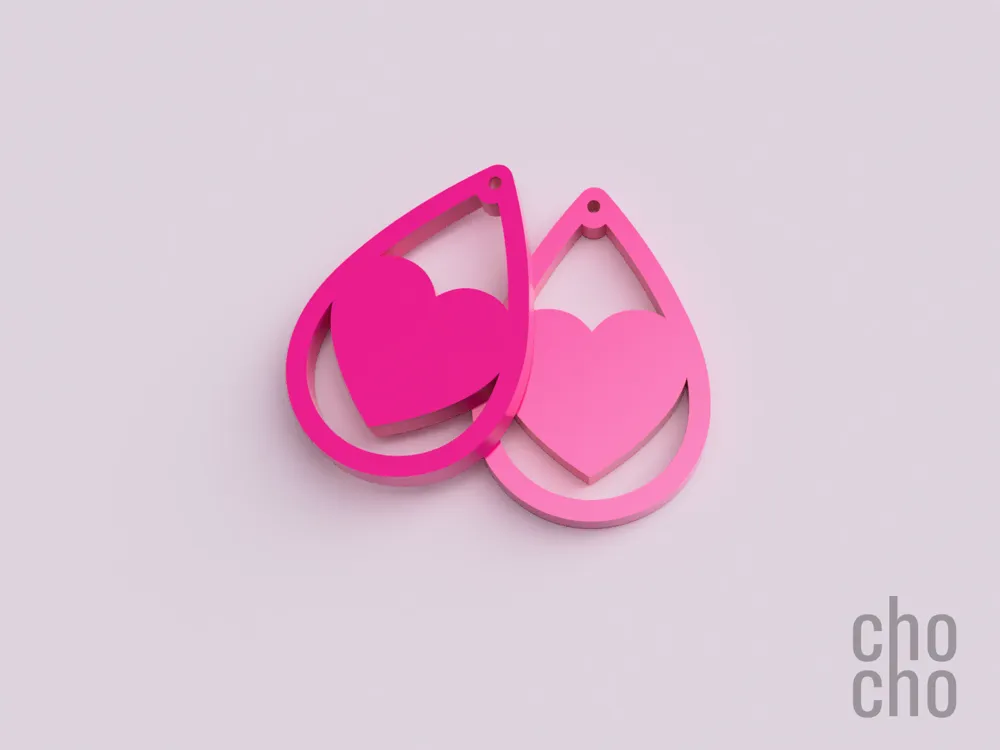 Earring Love IV by ChoCho - MakerWorld