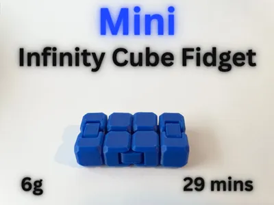 Mini Infinity Cube Fidget - Free 3D Print Model - MakerWorld