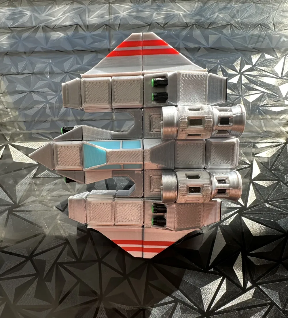 Modular Space Craft - Starfighter - Free 3D Print Model - MakerWorld