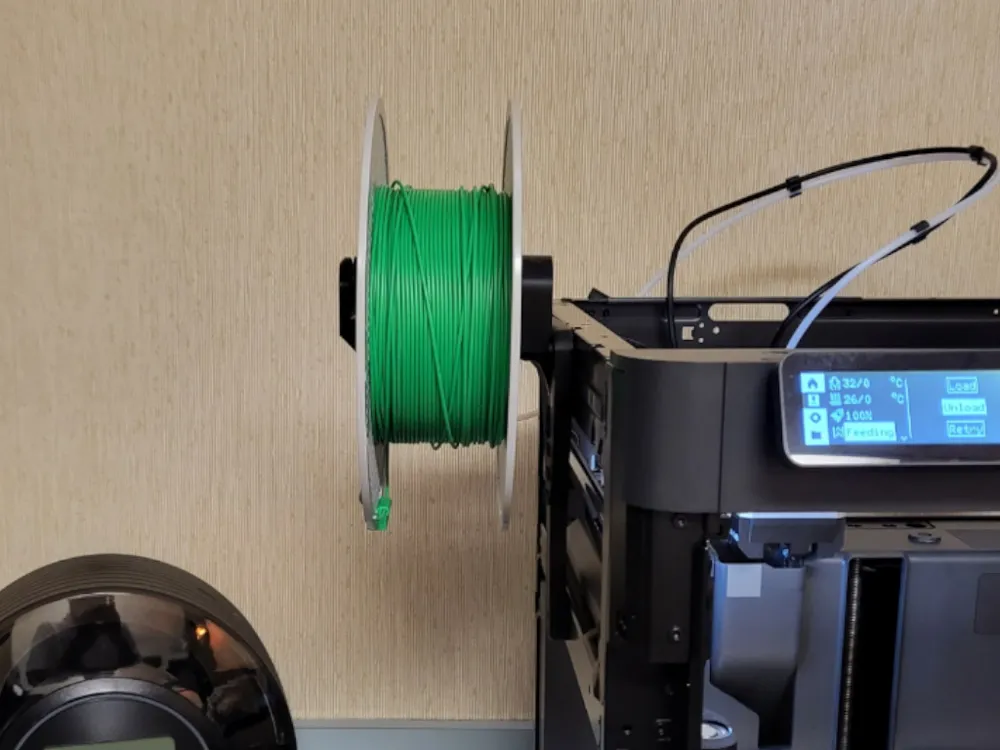 P1P Side Spool Mount With Filament Guide - V2 - Free 3D Print Model ...