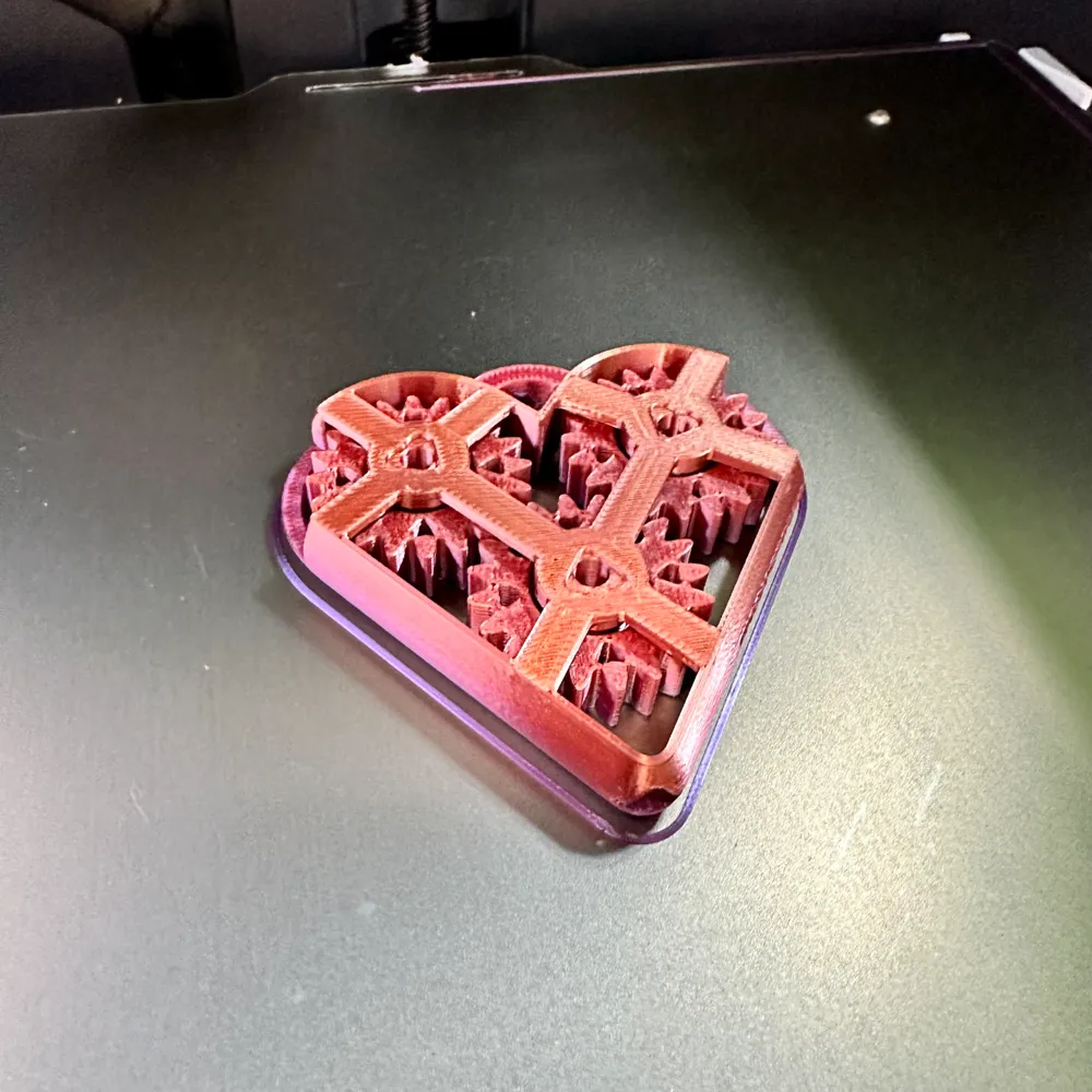 Heart Spin Fidget - Easy print in place! by Dr Craig - MakerWorld