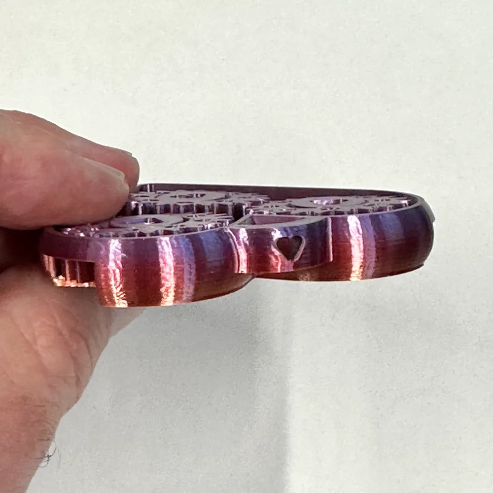 Heart Spin Fidget - Easy print in place! by Dr Craig - MakerWorld