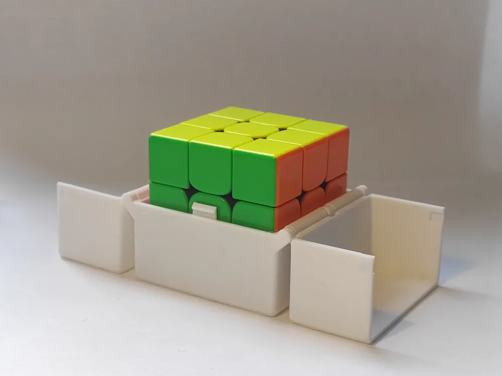 Rubik's cube case | print in place - Free 3D Print Model - MakerWorld