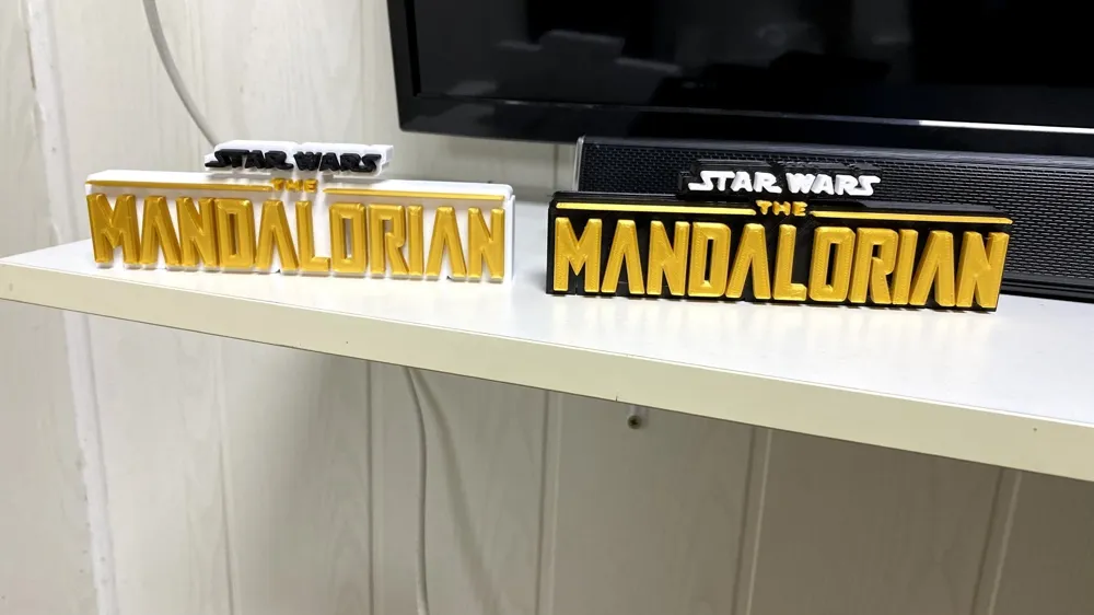 mandalorian logo star wars sign by Smart3d by Gabriel Gomes - MakerWorld