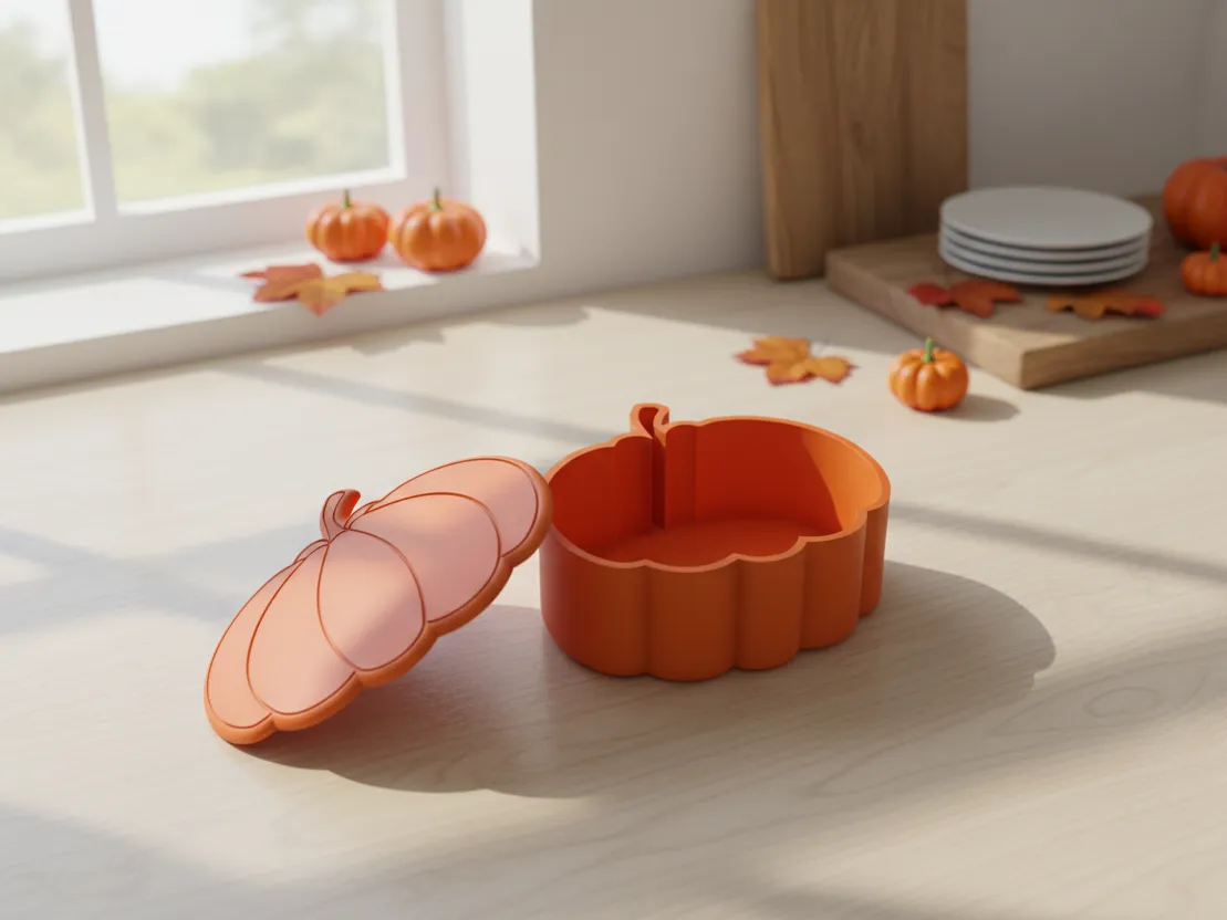 Thanksgiving Pumpkin Box - Free 3D Print Model - MakerWorld