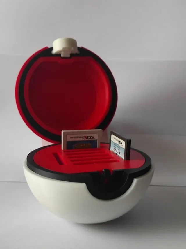 pokeball case for ds and switch games no ams by Huco3D MakerWorld ...