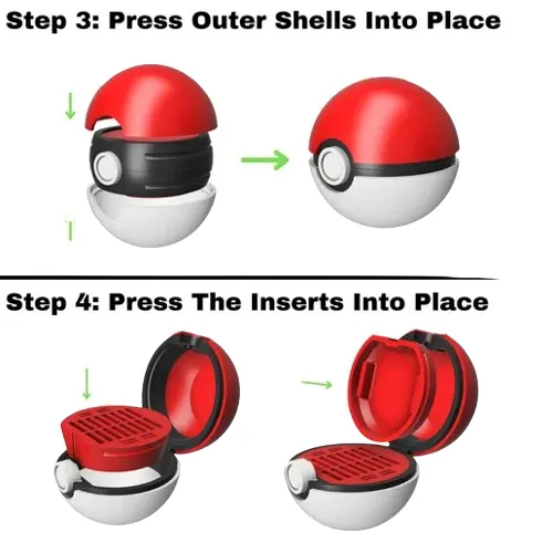 pokeball case for ds and switch games no ams by Huco3D MakerWorld ...
