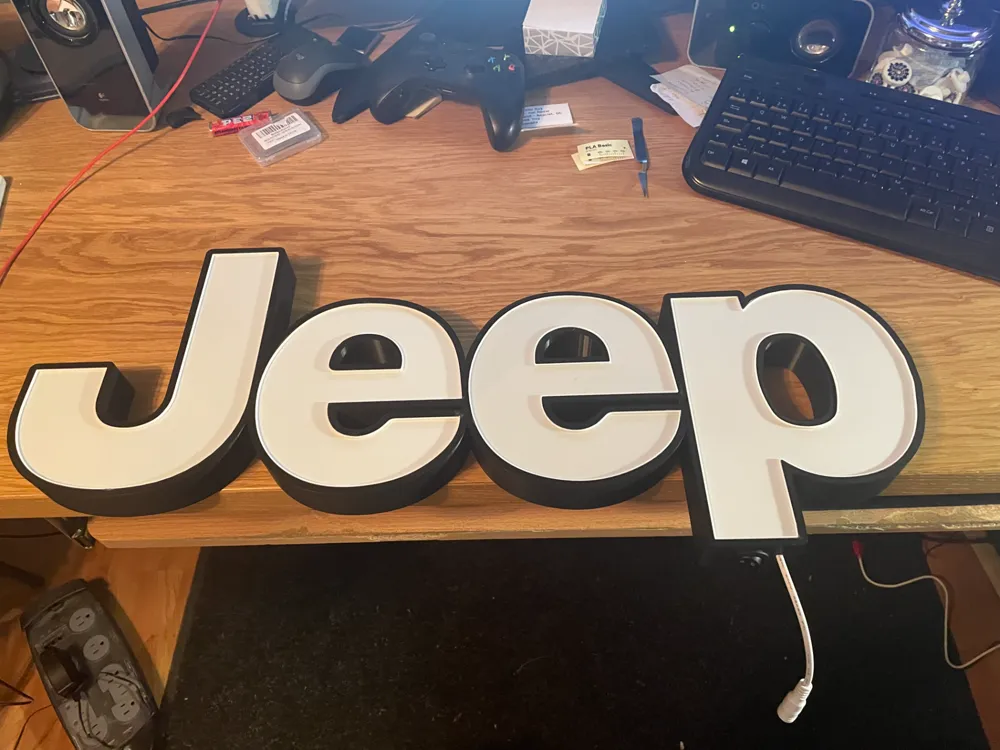 Jeep Sign by DemonKing - MakerWorld