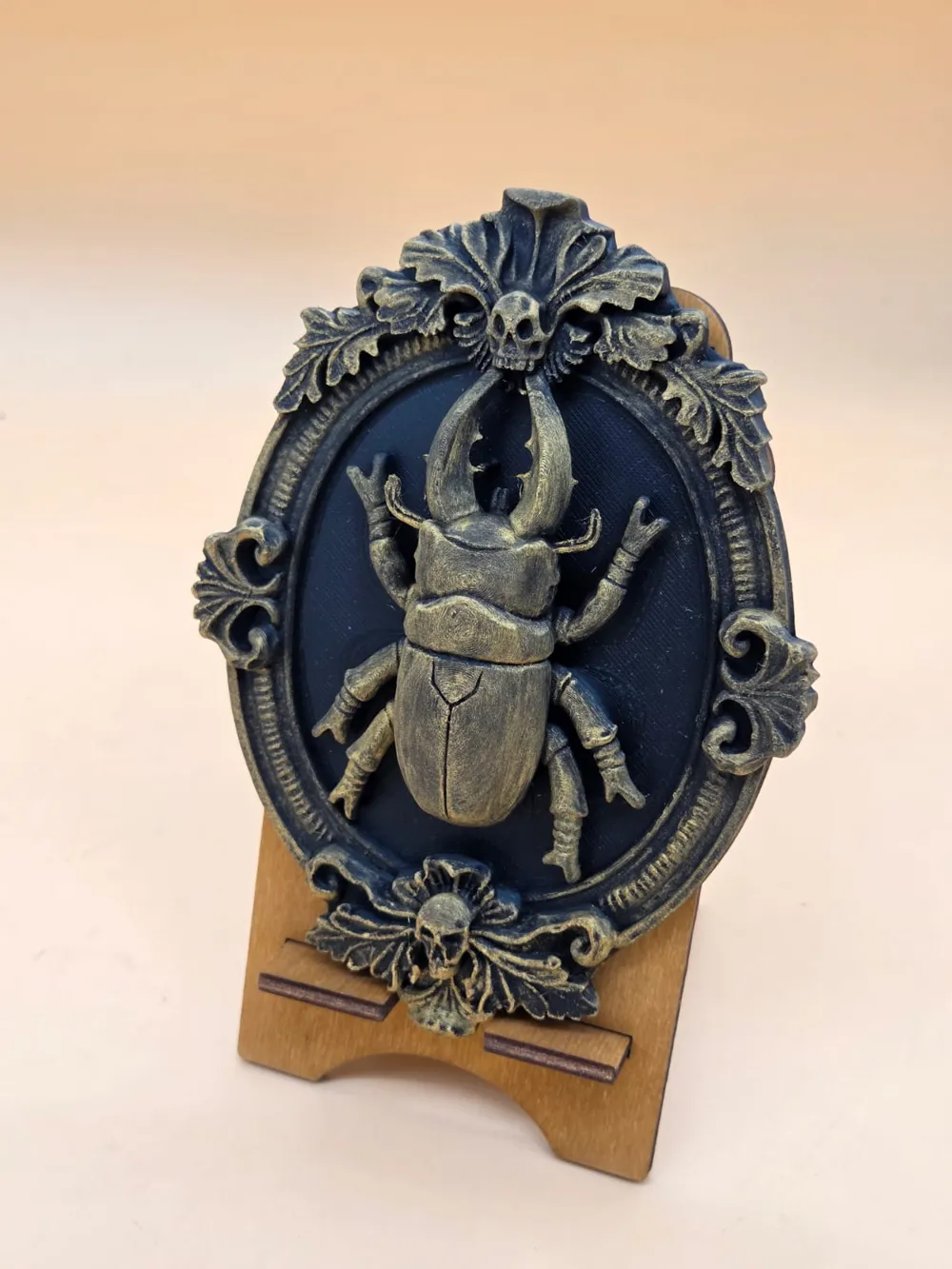 Gothic Beetle Relief in Baroque Style by Christian MakerWorld: Download ...