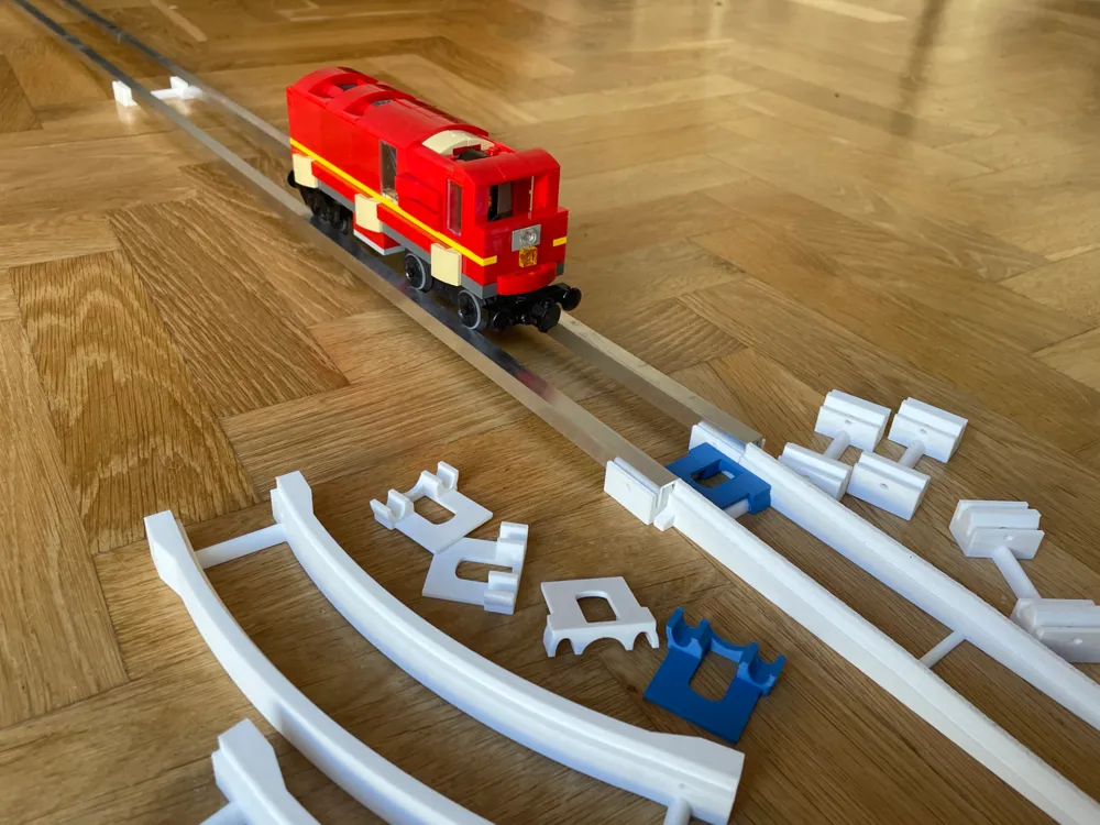 Brick compatible track system by mark.bollobas MakerWorld: Download ...