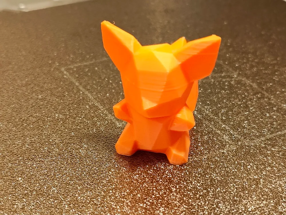 Cute low poly sitting fox by Zonique2k - MakerWorld