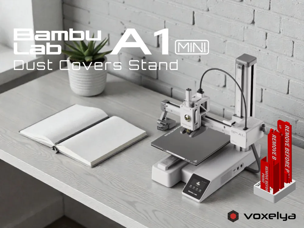 Dust Covers Stand Bambu Lab A1 Mini - Free 3D Print Model - MakerWorld