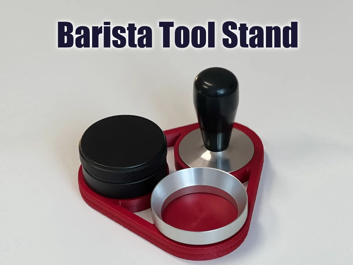 Barista Tool Station - Espresso Tamper Organizer - Free 3D Print Model ...