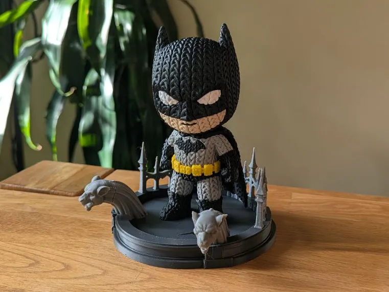 Gotham Diorama for Knitted Batman Dark Knight - Free 3D Print Model ...