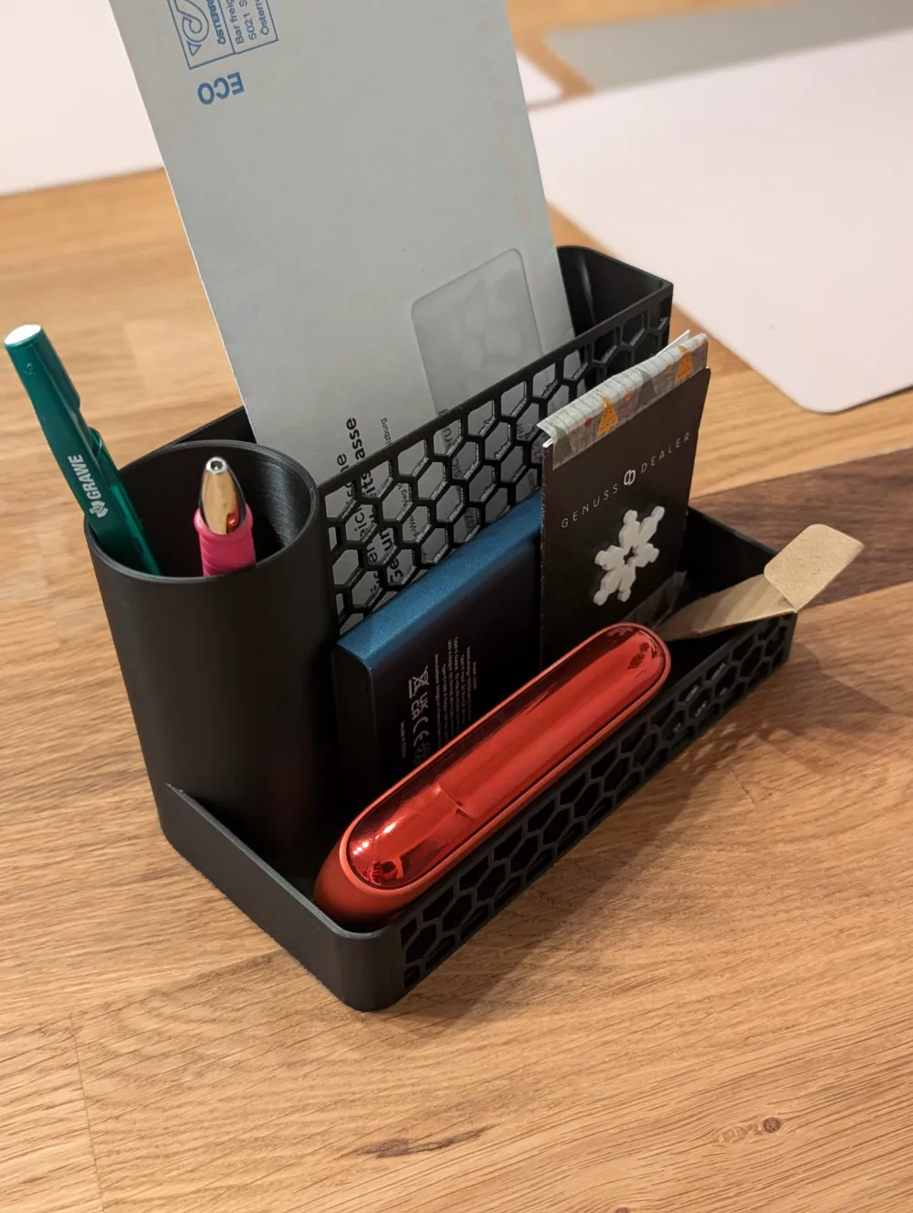 Desk Organizer Hexagon - Free 3D Print Model - MakerWorld