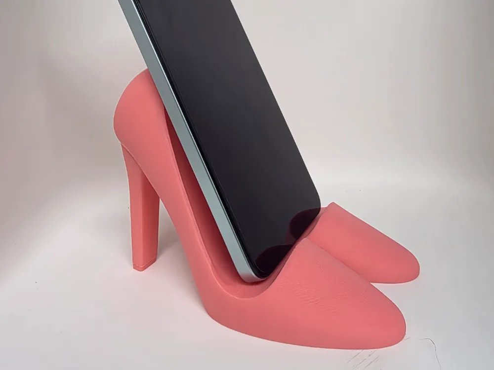 High heel Phone Stand - Free 3D Print Model - MakerWorld