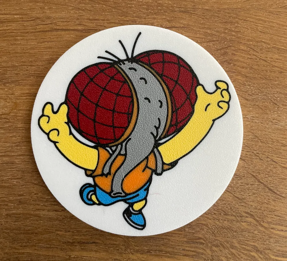 Simpsons Tree House Horror Coaster / 7 color / by 3D Prints This Week ...