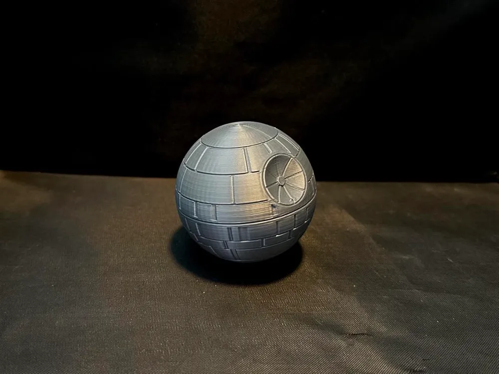 70mm Death Star Threaded Spherical Container by BATTCAVE - MakerWorld
