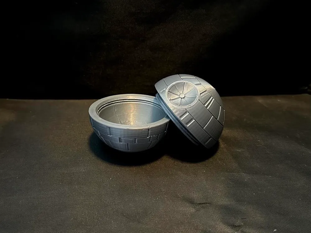 70mm Death Star Threaded Spherical Container by BATTCAVE - MakerWorld
