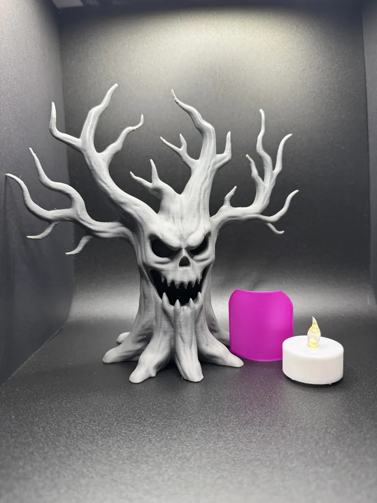 Glowing Spooky Tree - Free 3D Print Model - MakerWorld