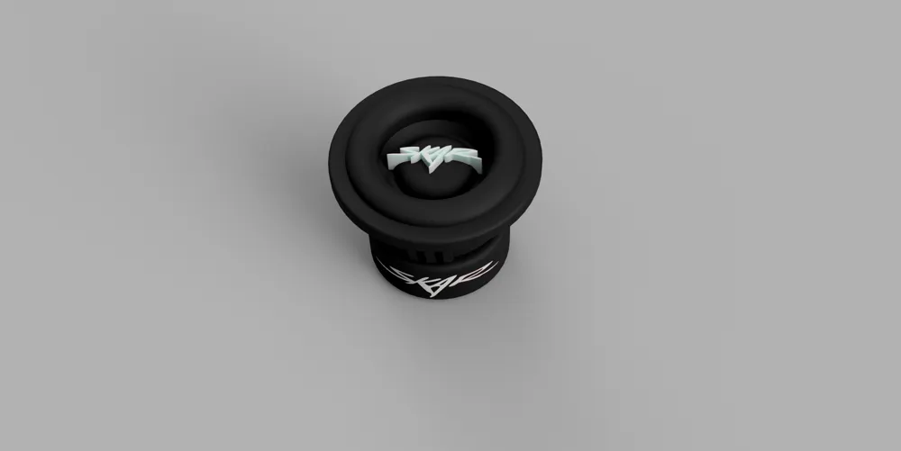 Skar Audio EVL-8 Subwoofer Keychain (SUPPORTLESS!) - Free 3D Print ...