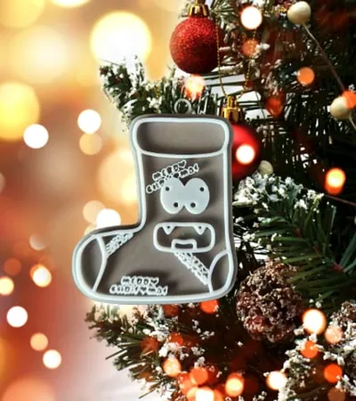 Sock Christmas Ornament II by ChoCho - MakerWorld