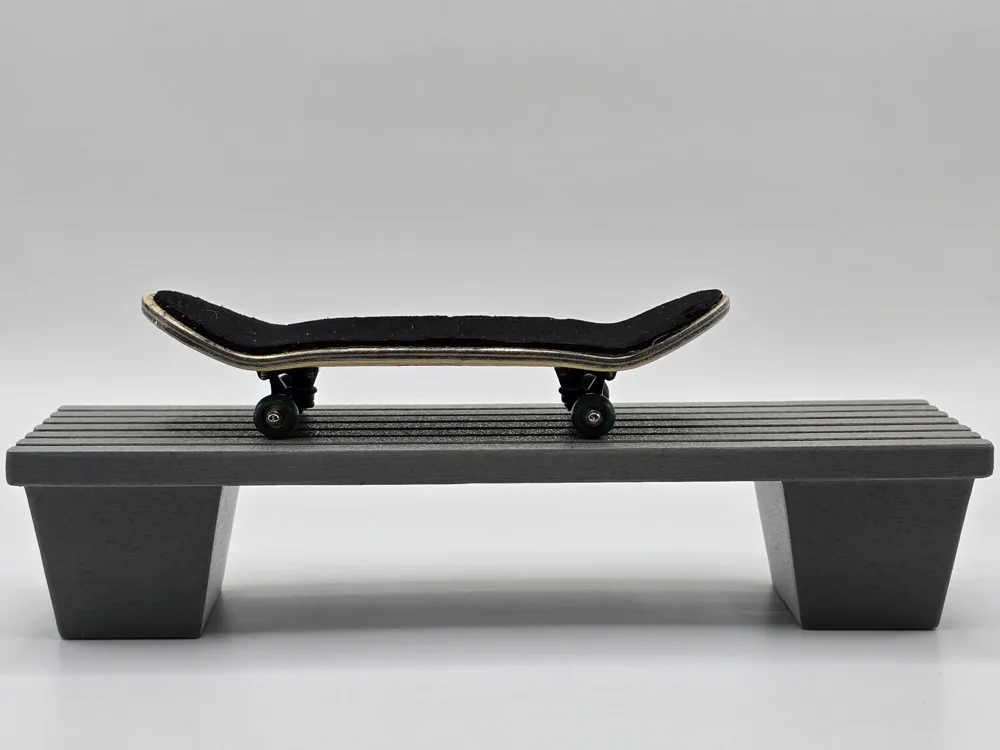 Bench Wood Slant Fingerboard Skate Obstacle Grind by Merilno3D ...