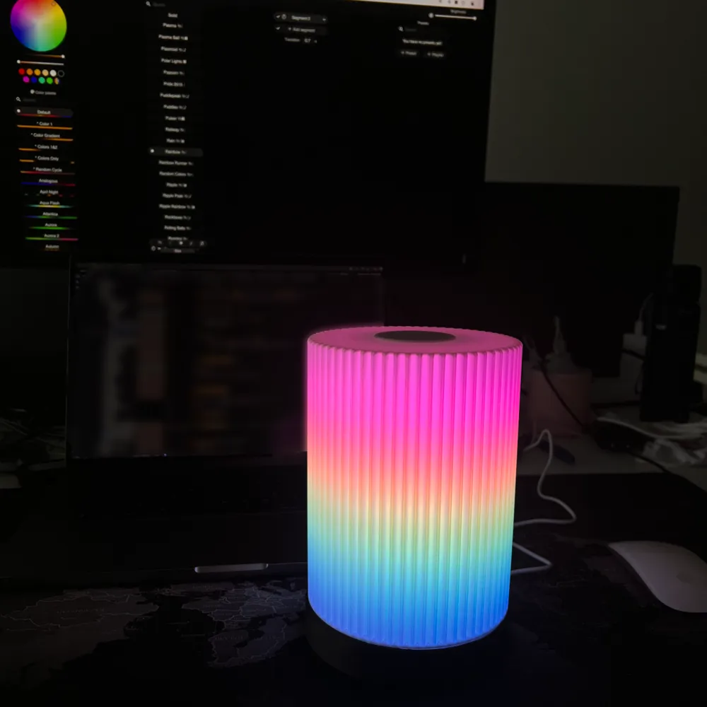 Smart RGB LED Lamp with ESP32 and WLED by R4_Serhii MakerWorld: Download Free 3D Models