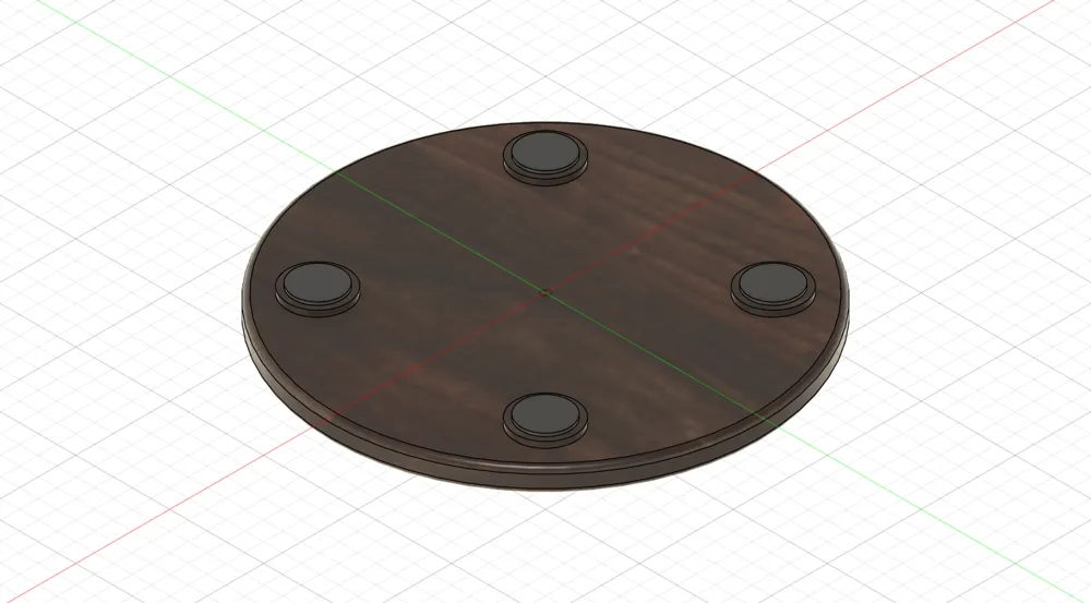 Michigan Wood Inlay Coaster by module MakerWorld: Download Free 3D Models