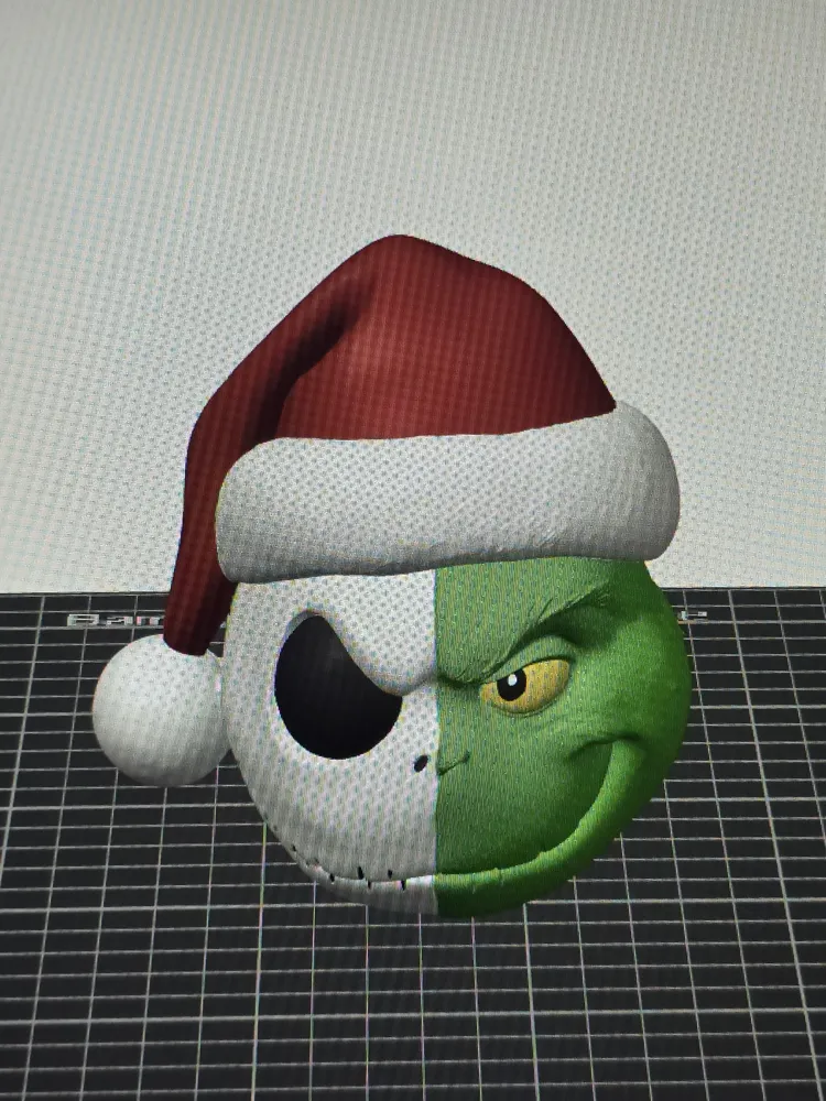 The Grinch Skellington very merry mashup - Free 3D Print Model - MakerWorld