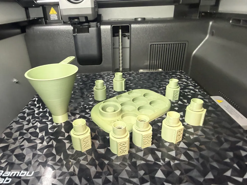 Embudo para recarga calibres intercambiables - Modelo de impresión 3D ...