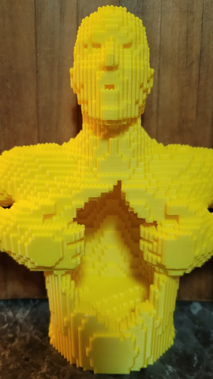 Yellow - Brick Sculpture by Nathan Sawaya by MaxGallows - MakerWorld