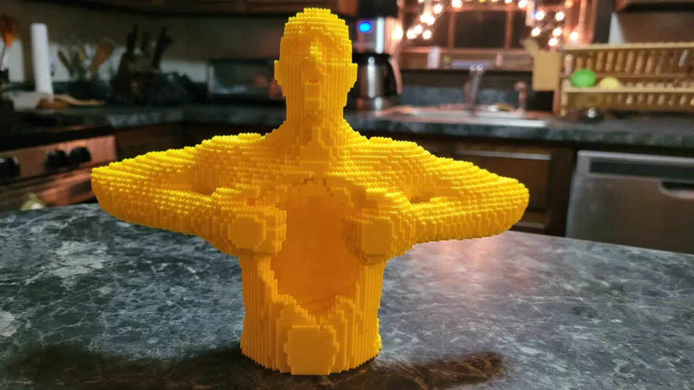 Yellow - Brick Sculpture by Nathan Sawaya by MaxGallows - MakerWorld