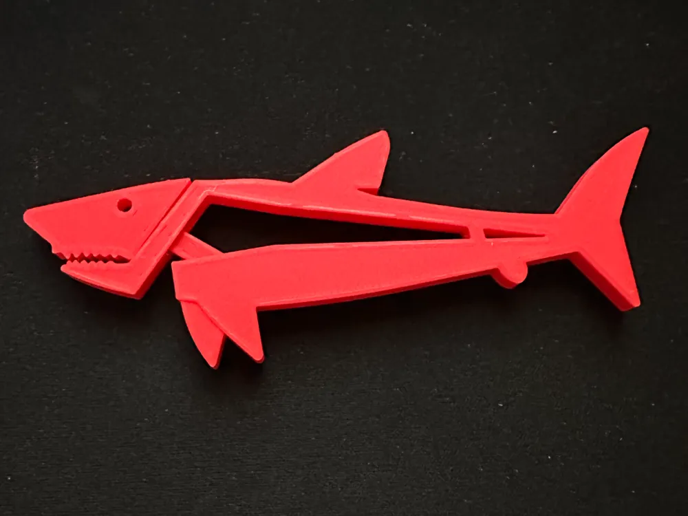 Shark Bag Clip - Free 3D Print Model - MakerWorld