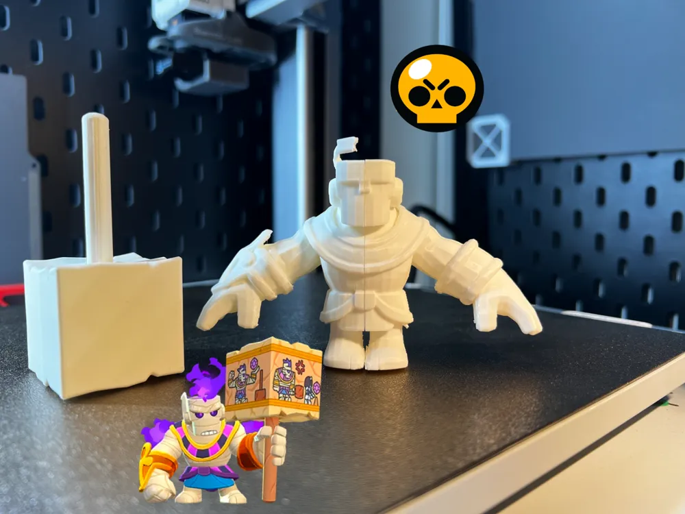 Brawl Stars Frank Mummy character by Razerxb360 - MakerWorld