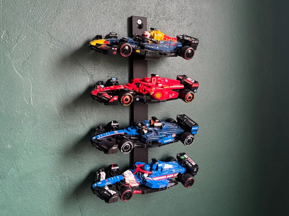 LEG O Speed Champions / F1 modular wall mount - Free 3D Print Model ...