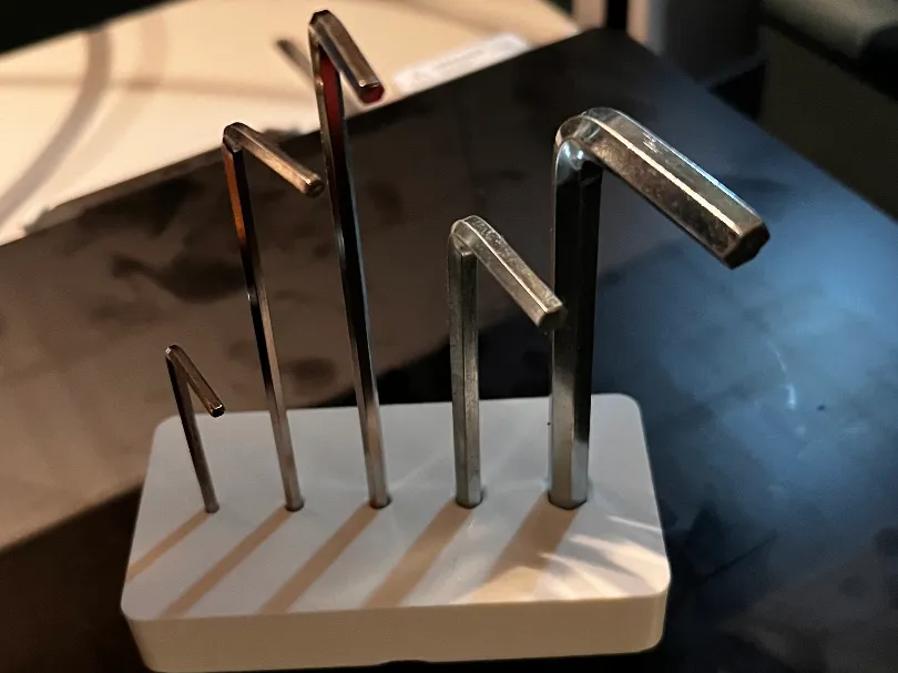 Gridfinity 1x2 Allen / Hex Keys Holder by vixitu MakerWorld: Download ...