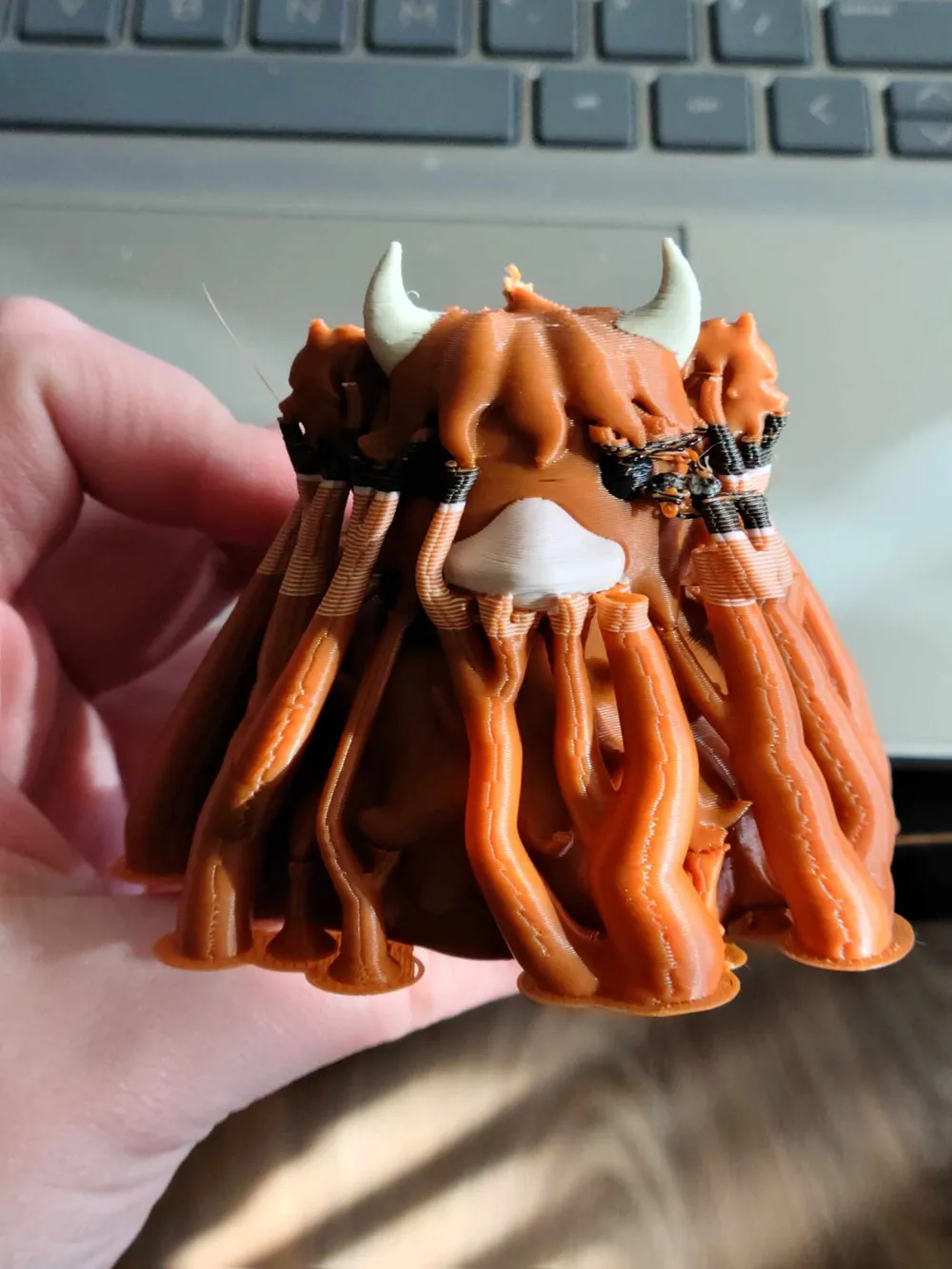 Highland Cow Duck - Free 3D Print Model - MakerWorld