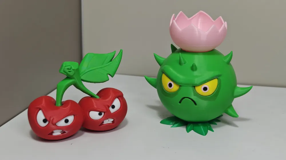 Plants vs. Zombies_Cherry Bomb - Free 3D Print Model - MakerWorld