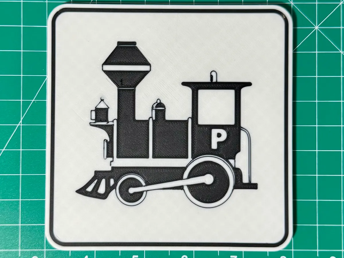Purdue Train - Old School Cool sign, coaster by CHurc MakerWorld ...