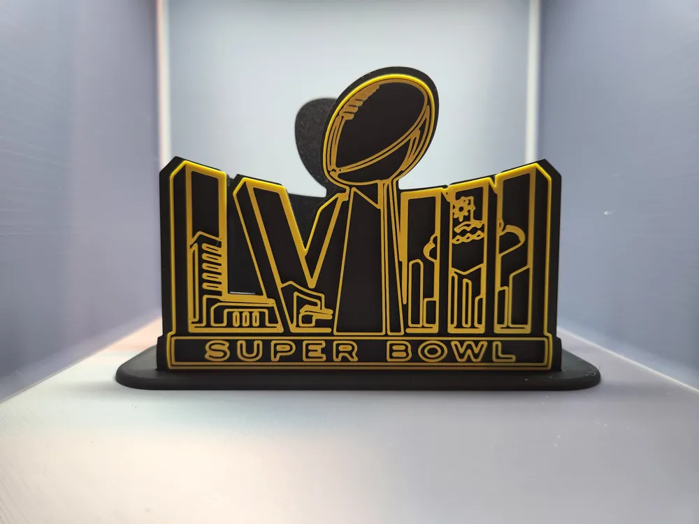 Super Bowl Party Ready! LVIII - Napkin Holder - Display Sign ...