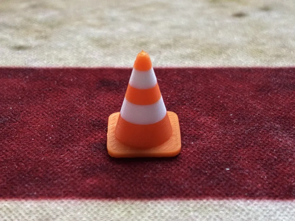 Mini Traffic Cones (Stackable) - Free 3D Print Model - MakerWorld
